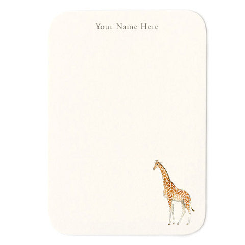 Savanna Giraffe - Small Note Cards by Felix Doolittle