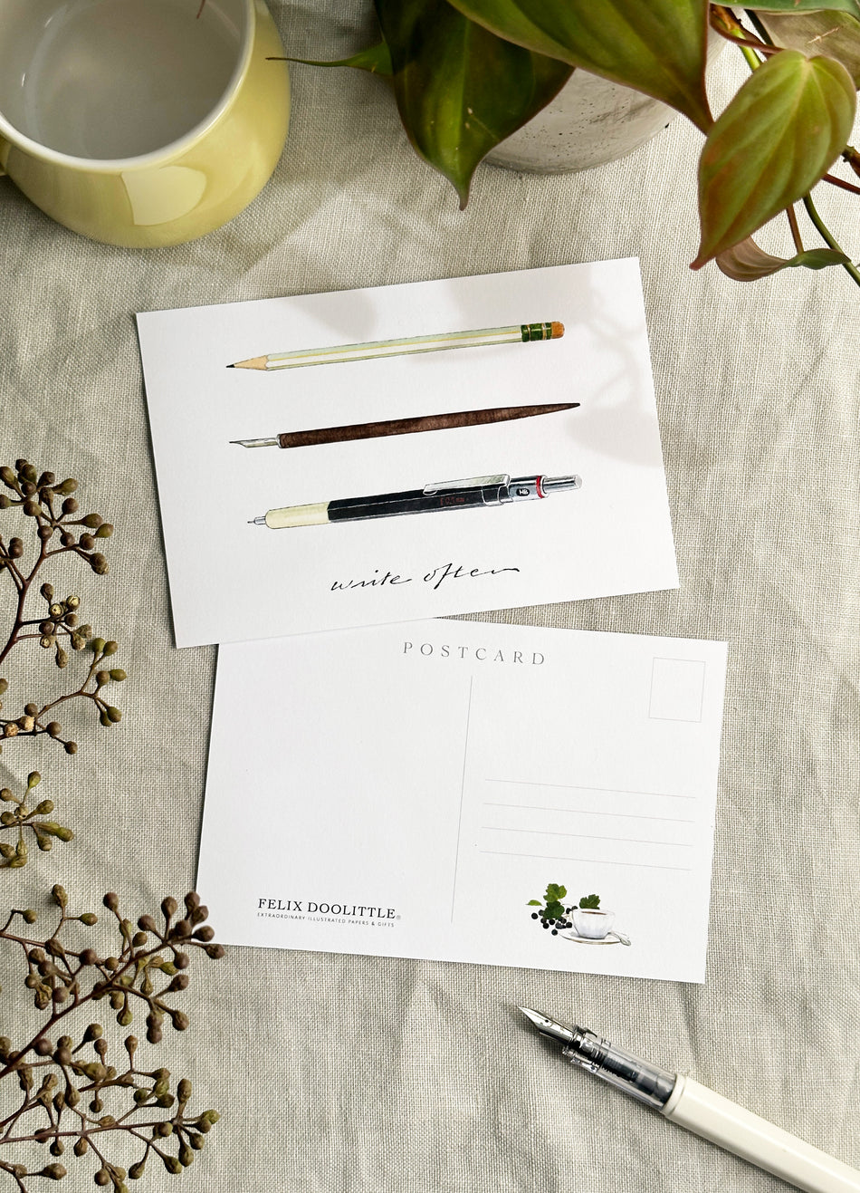 Delftware Monogram: Return Address Labels | Felix Doolittle