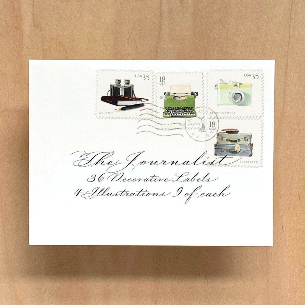 The Journalist - Decorative Labels by Felix Doolittle