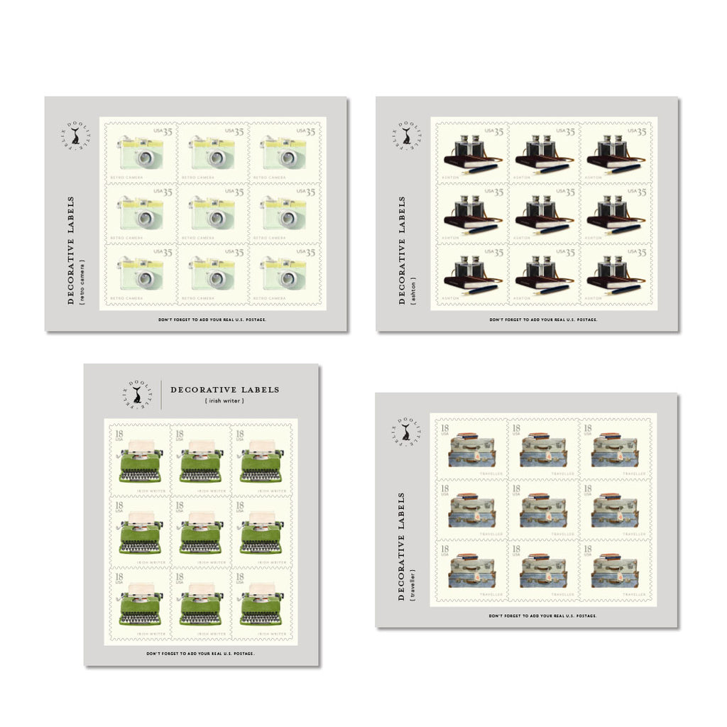 The Journalist - Decorative Labels by Felix Doolittle