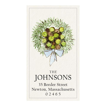 Acorn Garland - Panoramic Return Address Labels by Felix Doolittle